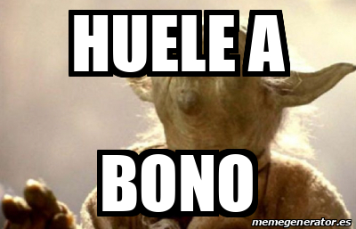 Meme Personalizado - huele a bono - 33288111
