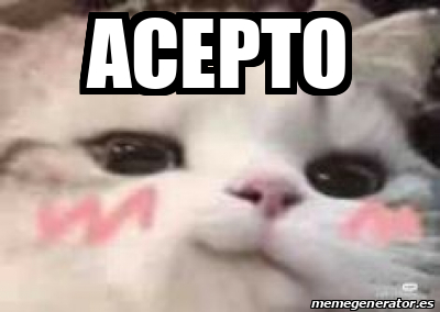 Meme Personalizado - acepto - 33288725