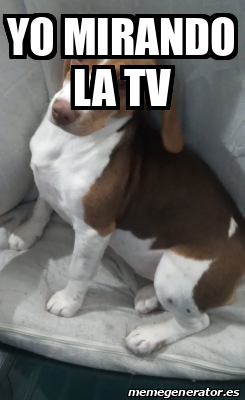 Meme Personalizado - Yo mirando la TV - 33292046