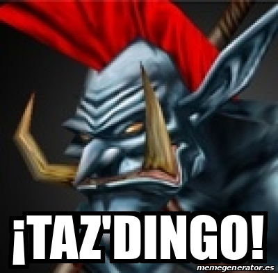 Meme Personalizado - ¡Taz'dingo! - 33293069