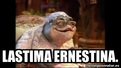 Meme Personalizado - Lastima Ernestina. - 33294759