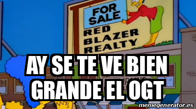 Meme Personalizado - AY SE TE VE BIEN GRANDE EL OGT - 33302228