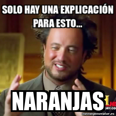Meme Personalizado - NARANJAS - 33302587