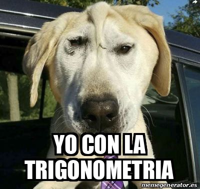 Meme Personalizado - yo con la trigonometria - 33303833