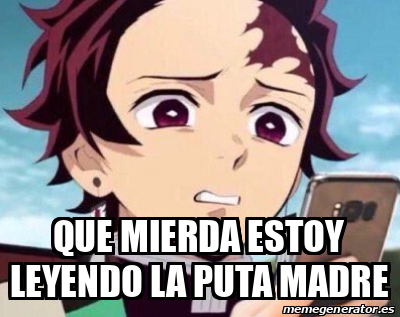Meme Personalizado - que mierda estoy leyendo la puta madre - 33304428