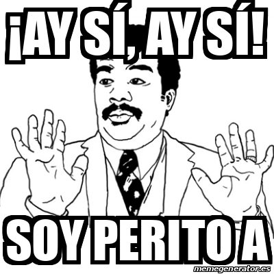 Meme Ay Si - ¡ay sí, ay sí! Soy perito A - 33304601