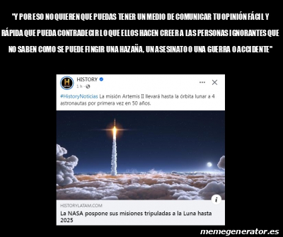 Meme Personalizado - "y por eso no quieren que puedas tener un medio de ...