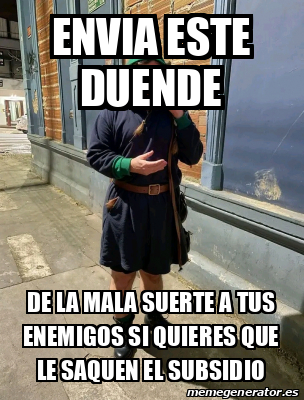 Meme Personalizado - Envia este duende De la mala suerte a tus enemigos ...