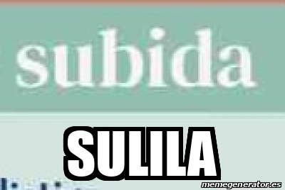 Meme Personalizado - Sulila - 33317550
