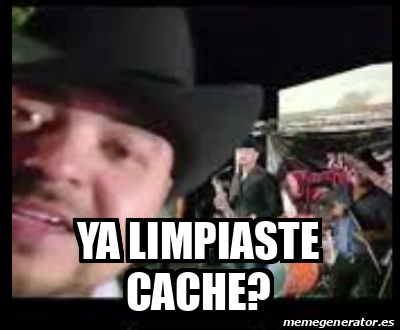 Meme Personalizado - YA LIMPIASTE CACHE? - 33319098