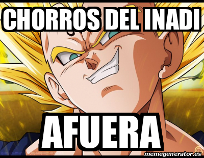 Meme Personalizado - Chorros del inadi Afuera - 33321721