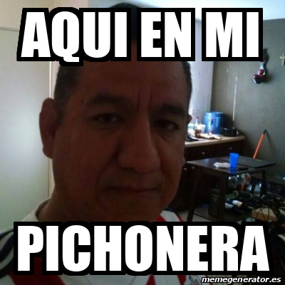 Meme Personalizado - aqui en mi pichonera - 33321869
