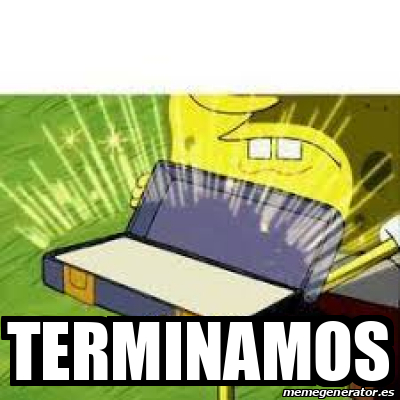 Meme Personalizado - terminamos - 33323494