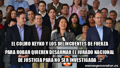 Meme Personalizado - EL COLMO keyko y los delincuentes de fuerza para ...