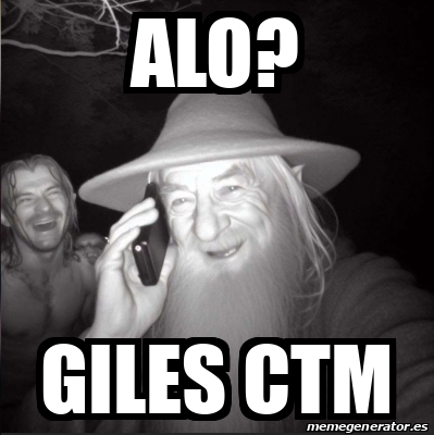 Meme Personalizado - Alo? Giles ctm - 33340788