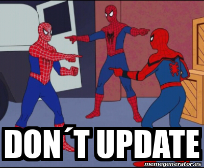 Meme Personalizado - DON´T UPDATE - 33344619