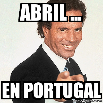 Meme Julio Iglesias - Abril ... En Portugal - 33345035