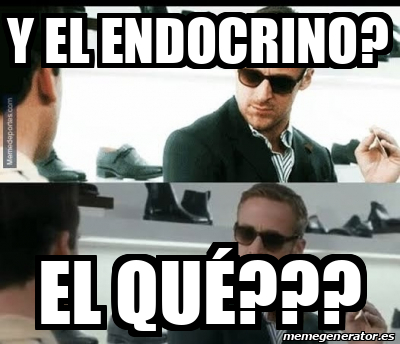 Meme Personalizado - Y el Endocrino? El Qué??? - 33346471