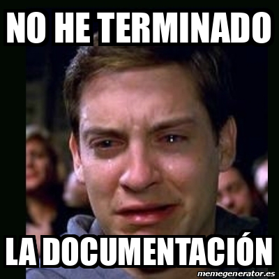 Meme crying peter parker - NO HE TERMINADO LA DOCUMENTACIÓN - 33346625