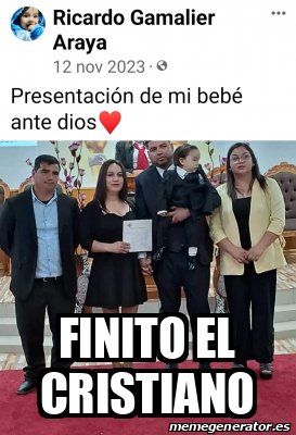 Meme Personalizado - FINITO EL CRISTIANO - 33347689