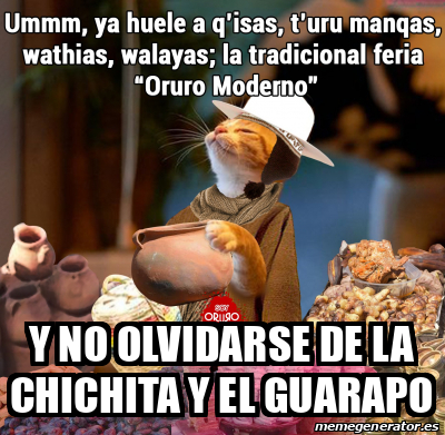 Meme Personalizado - Y no olvidarse de la chichita y el guarapo - 33355409