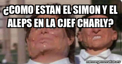 Meme Personalizado - ¿Como estan el simon y el aleps en la cjef charly ...