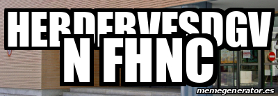 Meme Personalizado - hebdfbvfsdgv n fhnc - 33362037