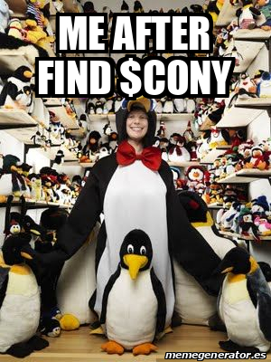 Meme Personalizado - ME AFTER FIND $CONY - 33376110
