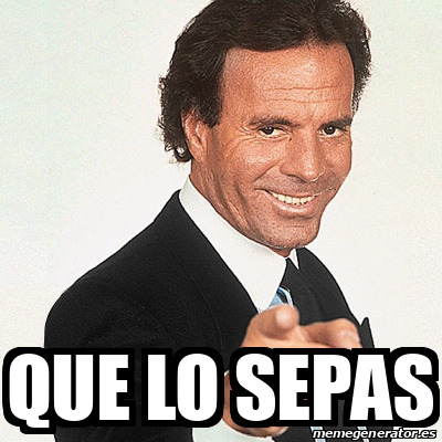Meme Julio Iglesias - QUE LO SEPAS - 33382074