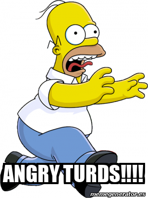 Meme Personalizado - Angry turds!!!! - 33382668