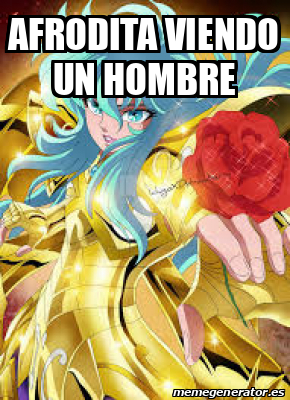 Meme Personalizado - Afrodita viendo un hombre - 33385340