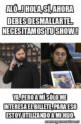 Meme Personalizado - Aló ..! hola, sí, ahora debes desmallarte ...