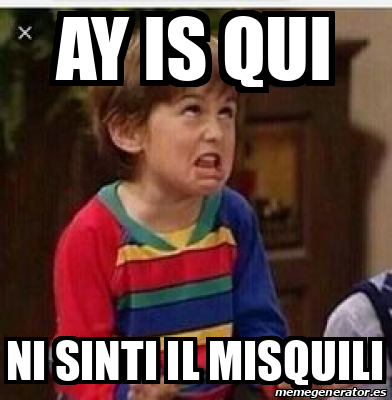 Meme Personalizado - Ay is qui Ni sinti il misquili - 33396341