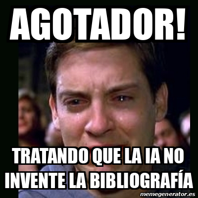 Meme crying peter parker - Agotador! Tratando que la IA no invente la ...