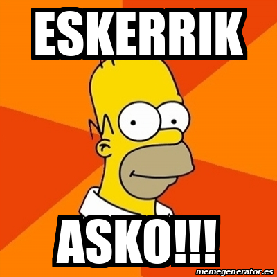 Meme Homer - eskerrik asko!!! - 33047767