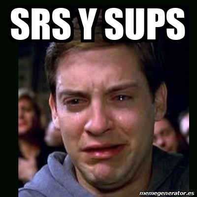 Meme crying peter parker - SRS y SUPS - 33049539