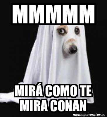 Meme Personalizado - MMMMM MIRÁ COMO TE MIRA CONAN - 33400499