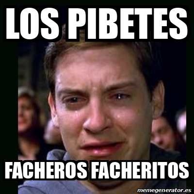 Meme crying peter parker - los pibetes facheros facheritos - 33403660