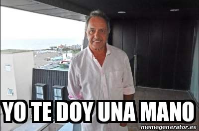 Meme Personalizado - YO TE DOY UNA MANO - 33405592