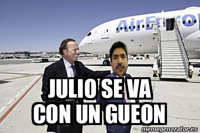 Meme Personalizado - julio se va con un gueon - 33410468