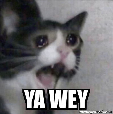 Meme Personalizado - Ya wey - 33420070