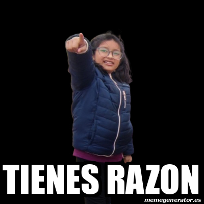 Meme Personalizado - Tienes razon - 33423979