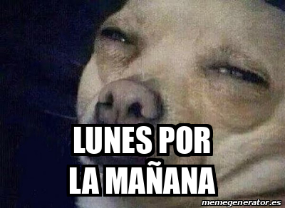 Meme Personalizado - Lunes por la mañana - 33428488