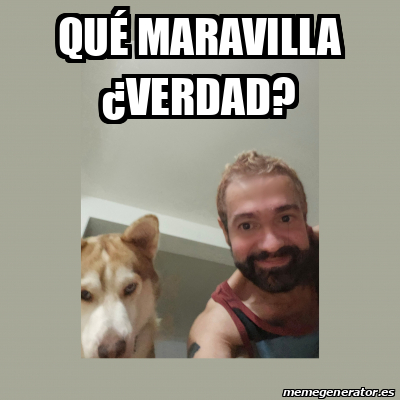 Meme Personalizado - Qué maravilla ¿verdad? - 33428725