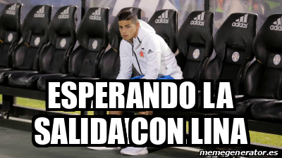 Meme Personalizado - Esperando la salida con Lina - 33432165