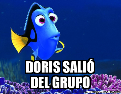 Meme Personalizado - DORIS SALIÓ DEL GRUPO - 33437986