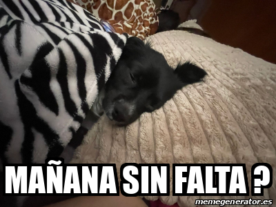 Meme Personalizado - Mañana sin falta ? - 33454365