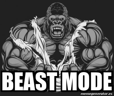 Meme Personalizado - Beast mode - 33454560