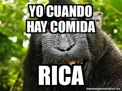 Meme Personalizado - yo cuando hay comida rica - 33455630