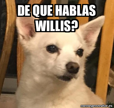 Meme Personalizado - De que hablas Willis? - 33467224